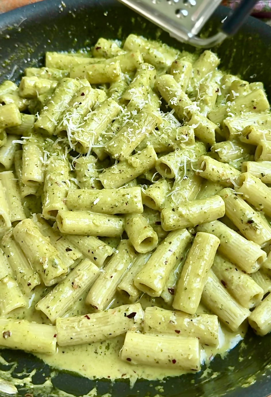 Tahini Basil Pasta - Real Food with Gratitude